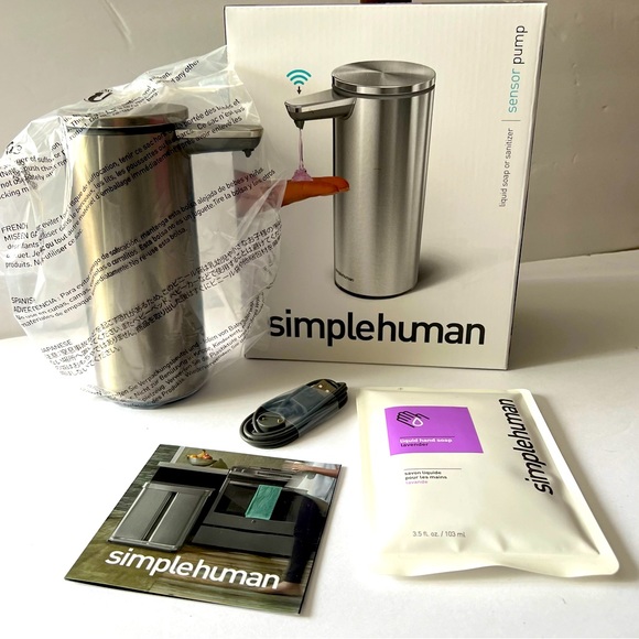 simplehuman | Bath | Simplehuman 9 Oz Sensor Pump Liquid Soap Dispenser ...